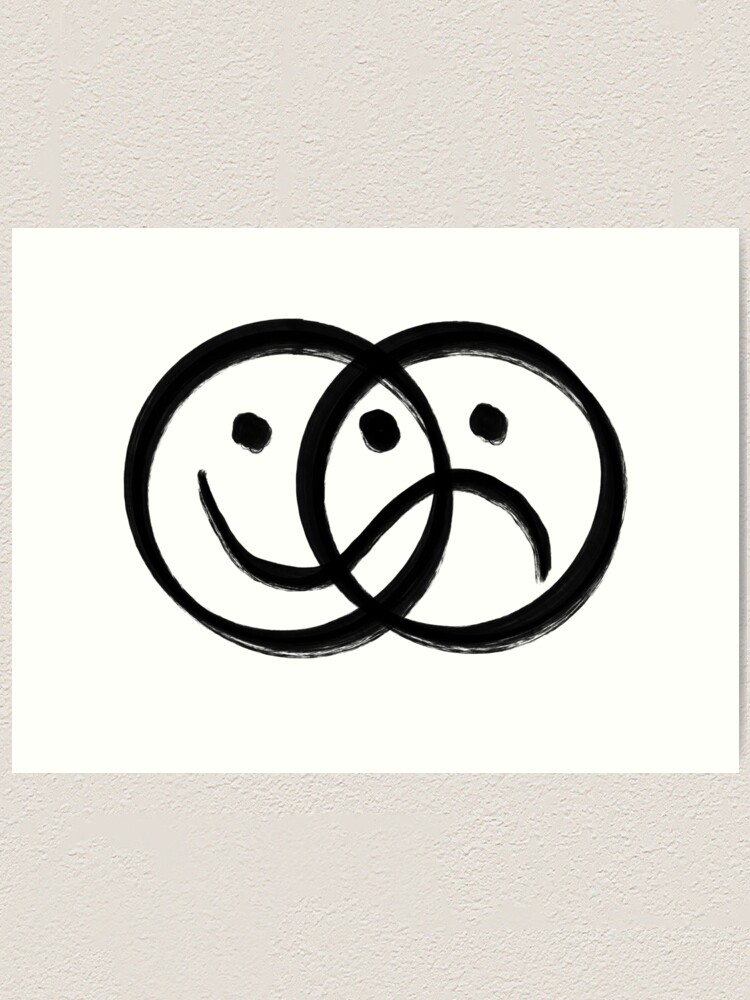 "Happy Sad Happy Sad" Art Print by Mandragoramari | Redbubble