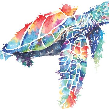 " Indigo Canary Islands Turtle" Sticker by Stratoguayota | Redbubble