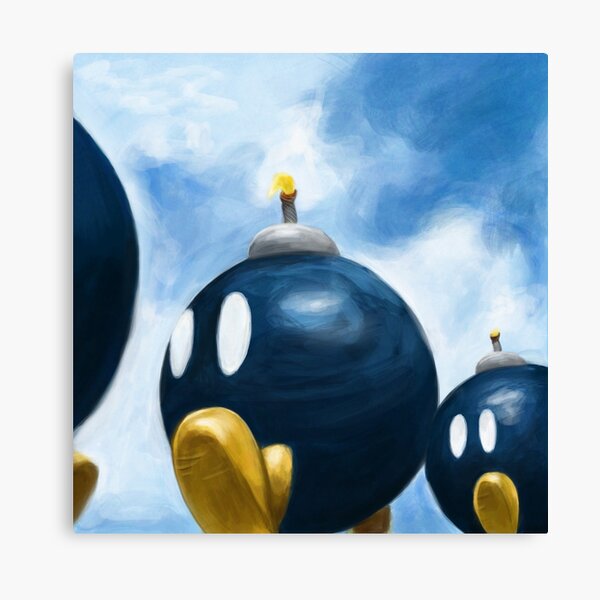 Mario Bob Omb Canvas Prints | Redbubble