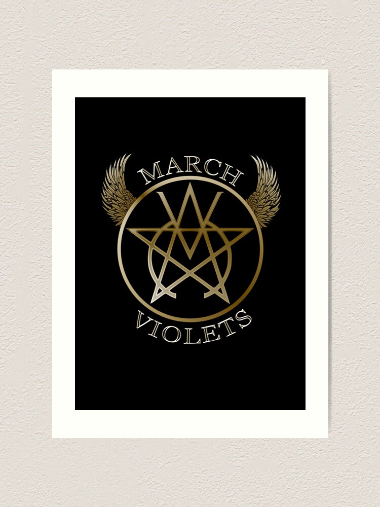 "The March Violets - Logo." Art Print by OriginalDP | Redbubble