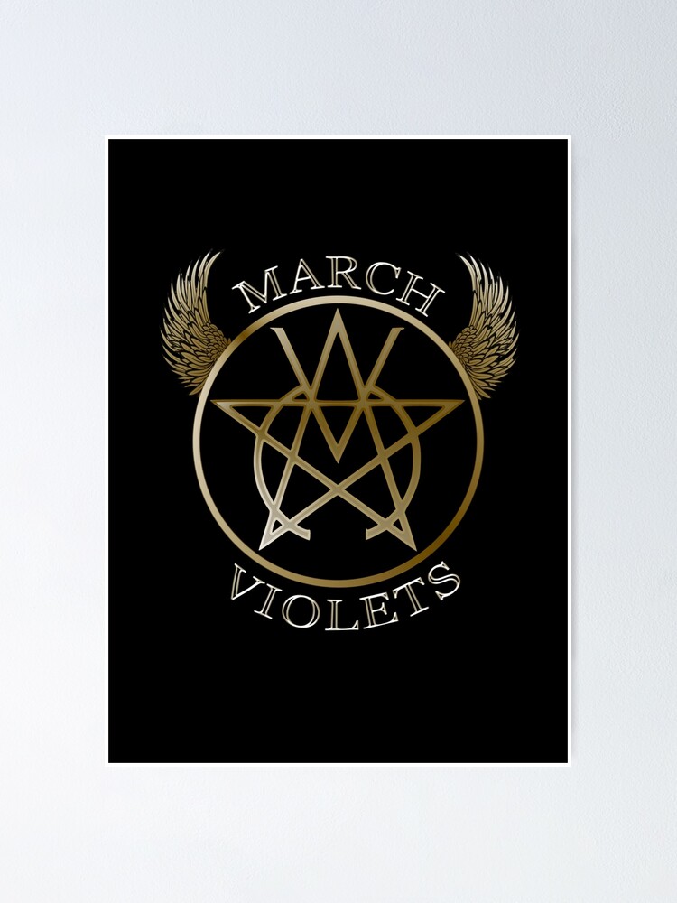 "The March Violets - Logo." Poster for Sale by OriginalDP | Redbubble