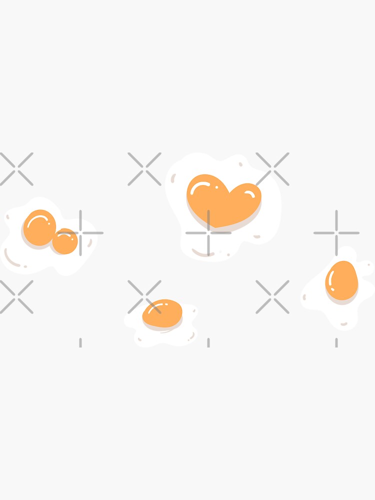 "Eggy Kawaii" Sticker for Sale by graphicmeyou | Redbubble