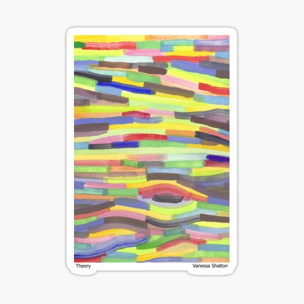 "Theory" Sticker for Sale by VanessaShalton | Redbubble