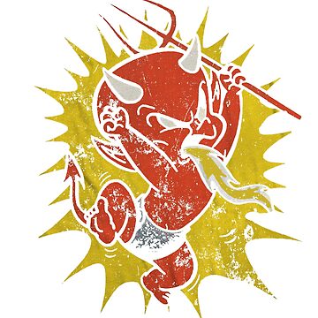 "Little Devil" Sticker for Sale by Retrorockit | Redbubble