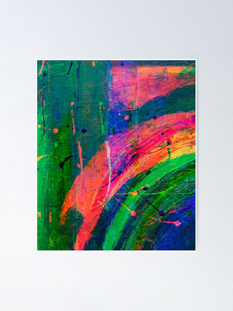"Paint splatter" Poster by Meaningfully | Redbubble