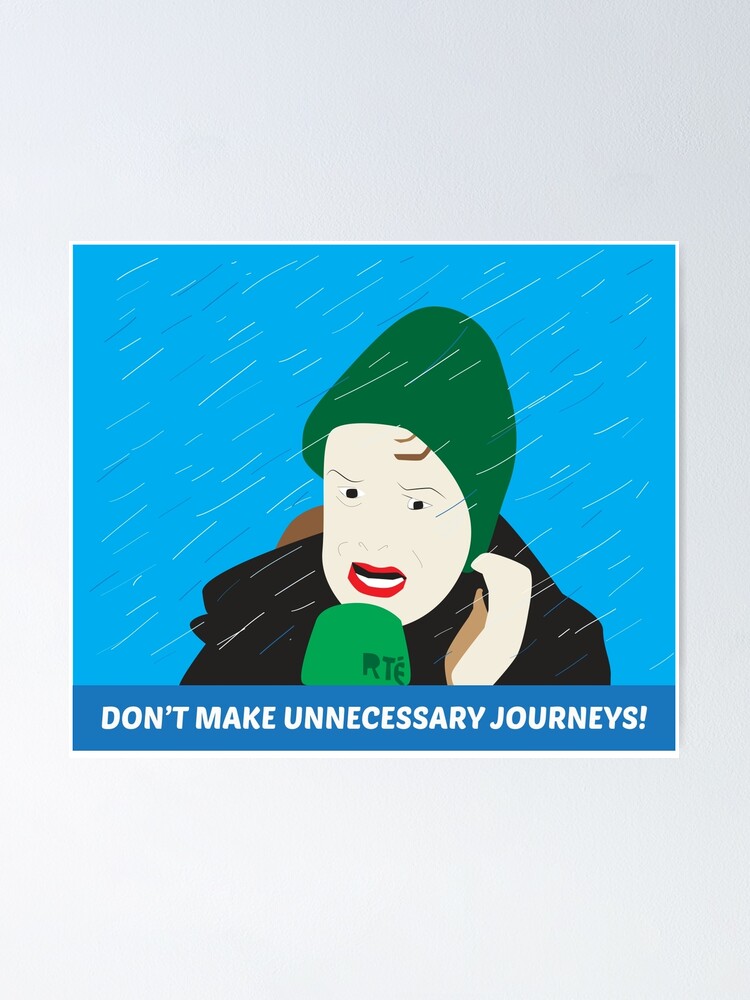 "DON'T MAKE UNNECESSARY JOURNIES! " Poster for Sale by deadlie | Redbubble