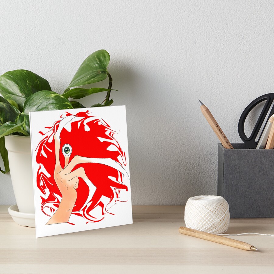 "parasite hand" Art Board Print by jumanjiart | Redbubble