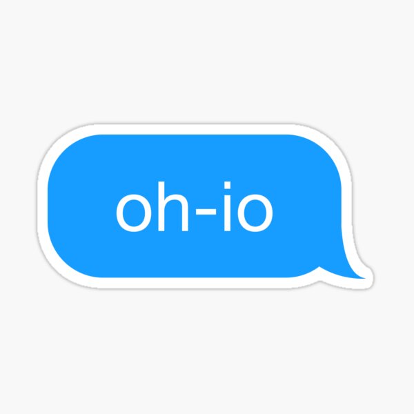 "Ohio Sticker" Sticker for Sale by GoodCooks | Redbubble