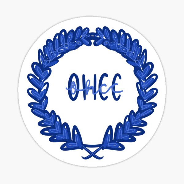 "OHCC Blue Sticker" Sticker for Sale by Jp11818 | Redbubble