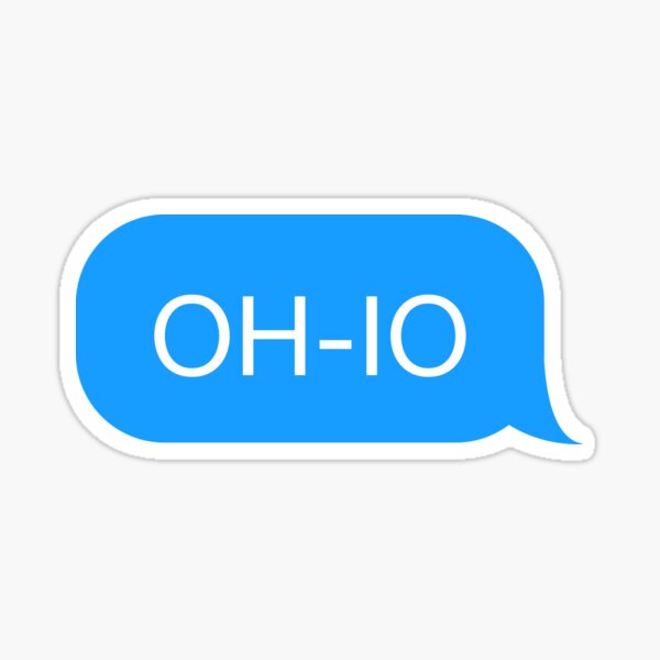 "Ohio Sticker" Sticker for Sale by GoodCooks | Redbubble