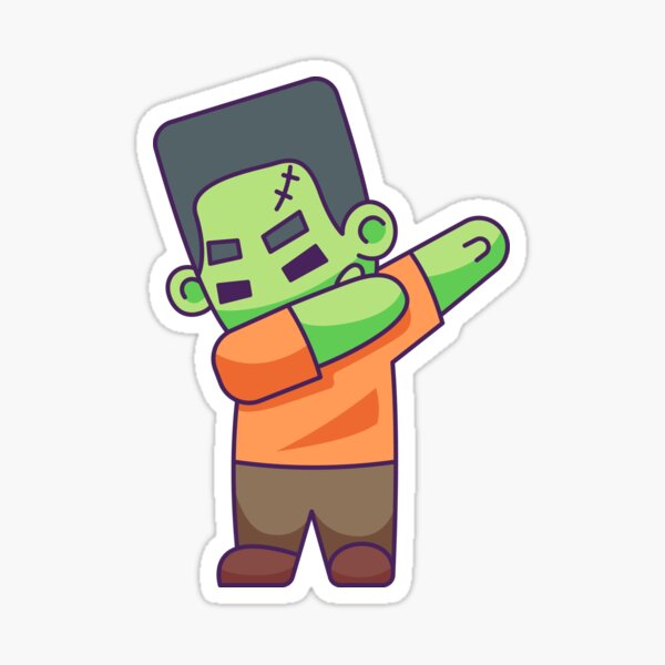 "Frankenstein Dob " Sticker for Sale by Brenton72 | Redbubble