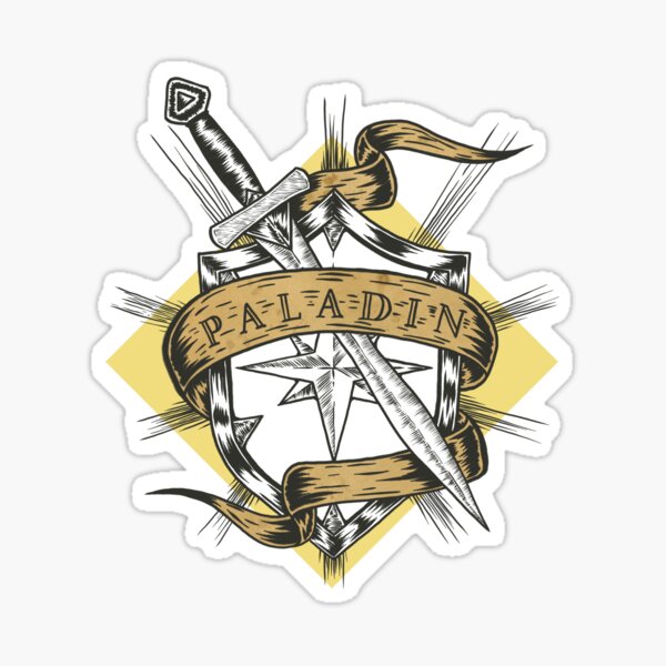 "Paladin - class emblem" Sticker for Sale by Mindabble | Redbubble