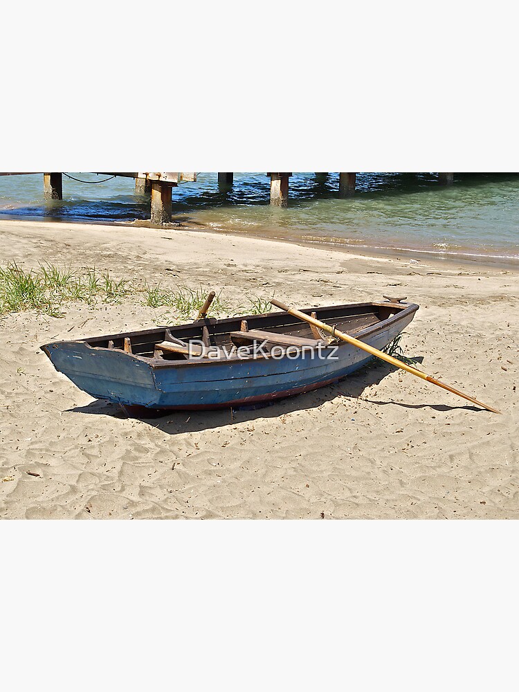 "Row Boat Beach" Poster by DaveKoontz | Redbubble