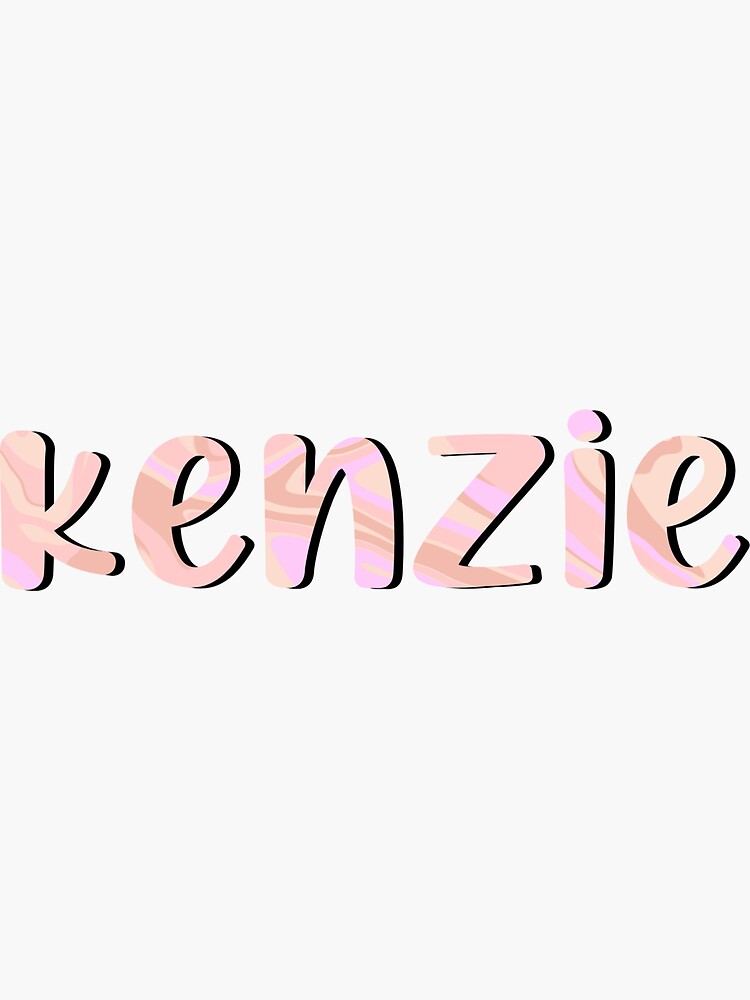 "Kenzie Custom" Sticker for Sale by AmandazDesigns | Redbubble