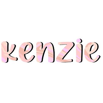"Kenzie Custom" Sticker for Sale by AmandazDesigns | Redbubble