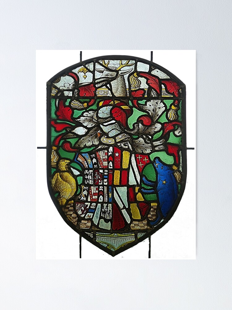 "Stained Glass, Burrell Collection 7" Poster for Sale by MagsWilliamson ...