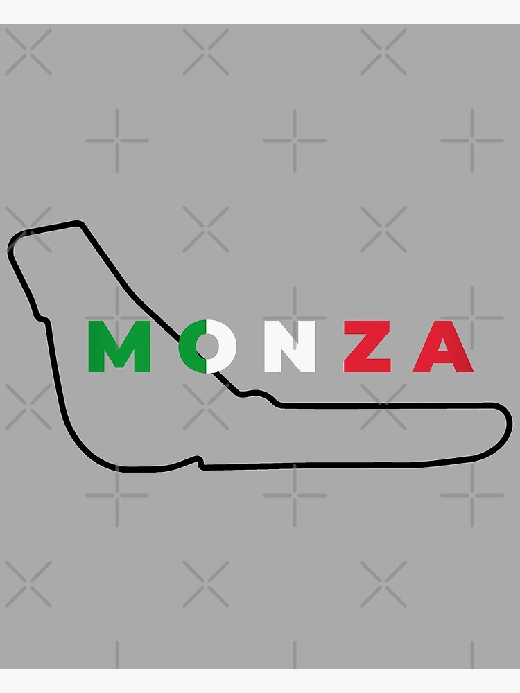 "Italian Grand Prix - Monza Track" Poster by Now-Thats-Crazy | Redbubble