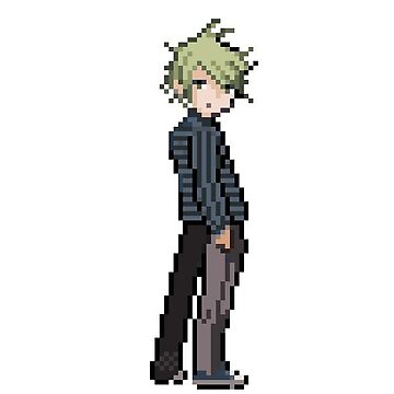 "Rantaro Amami Pixel Sprite" Sticker for Sale by cfllightbulb | Redbubble