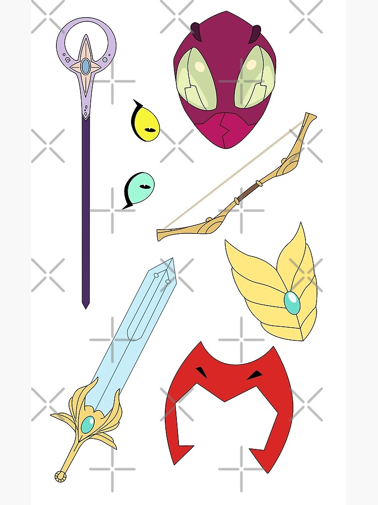 "She-Ra Sticker Pack" Art Print by QuinnRamsay | Redbubble