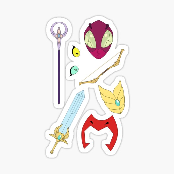 "She-Ra Sticker Pack" Sticker for Sale by QuinnRamsay | Redbubble