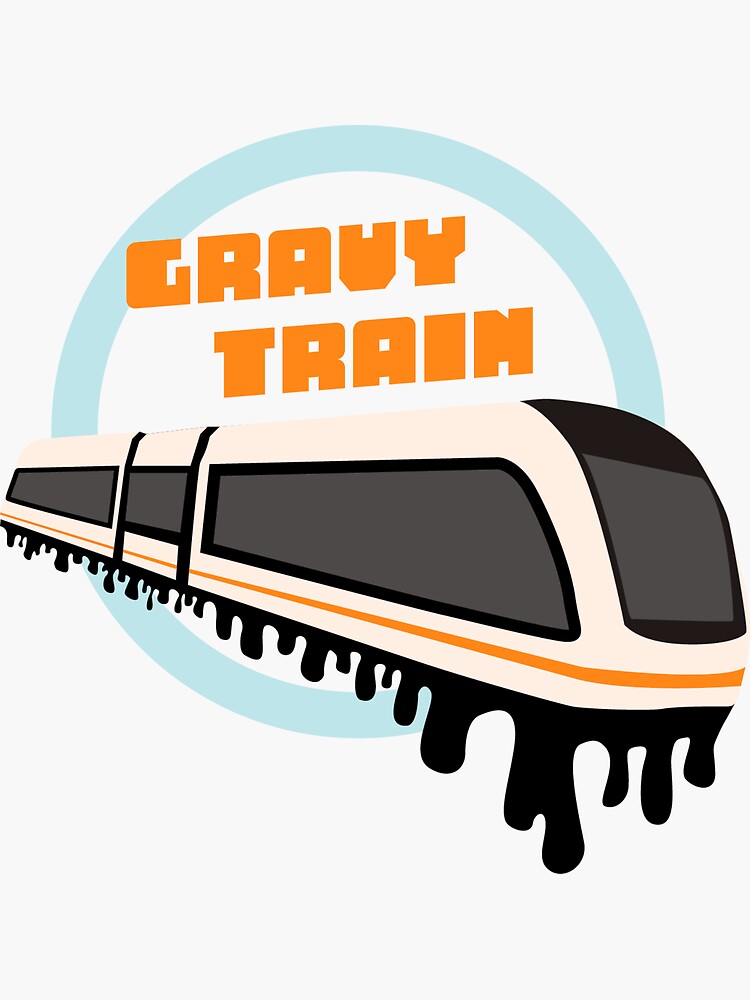 "Yung Gravy Train" Sticker for Sale by annieclimbs | Redbubble