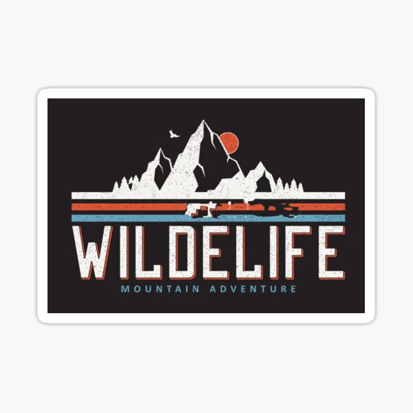 "wildlife" Sticker for Sale by calpol | Redbubble