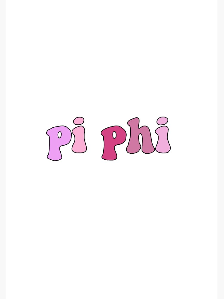 "Pi Phi Sticker" Sticker for Sale by allykat2224 | Redbubble