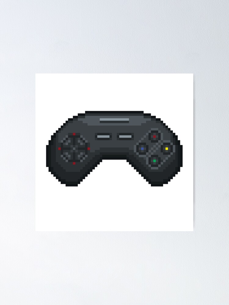 "Pixel Art Controller" Poster by TWSmith-Art | Redbubble