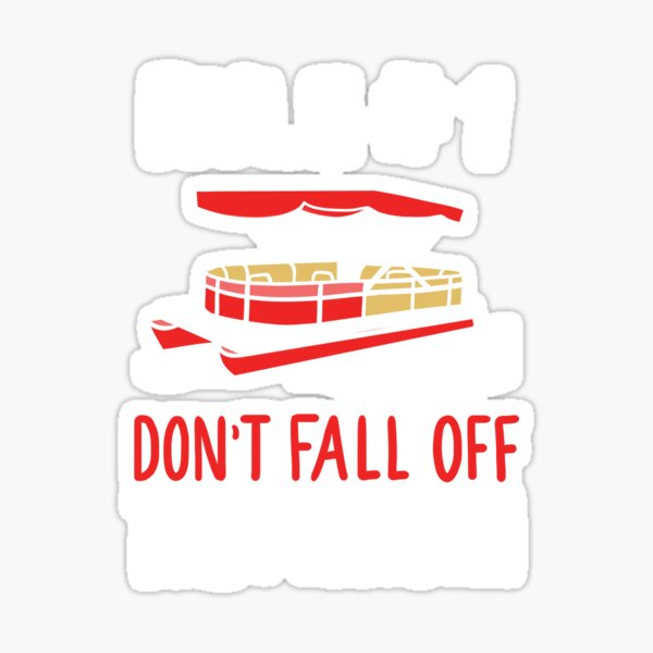 "Pontoon Boat Captain" Sticker by 4tomic | Redbubble