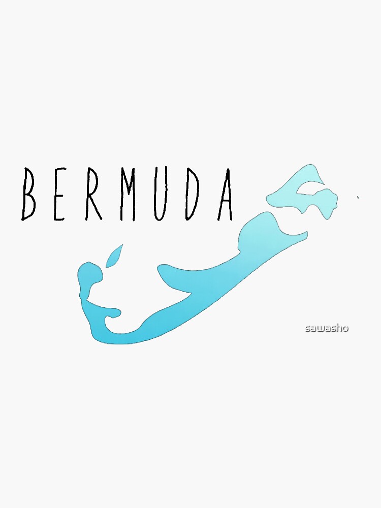 "Bermuda" Sticker for Sale by sawasho | Redbubble