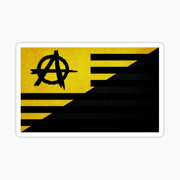 "Ancap Anarchy" Sticker by ProudApparel | Redbubble