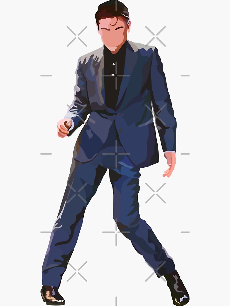 "link larkin (hairspray)" Sticker for Sale by erin-melanie | Redbubble