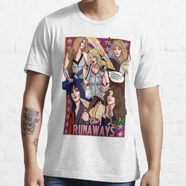 "The Runaways Queens of Noise" T-shirt for Sale by efeillustration ...