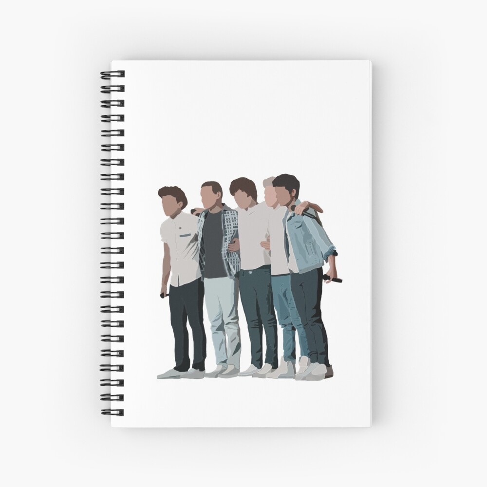 "one direction " Spiral Notebook by designsbysoph- | Redbubble