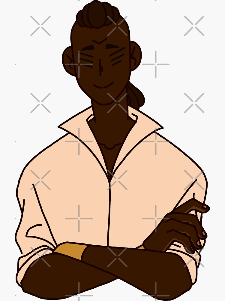 "Baz Sticker/ Pin" Sticker for Sale by Fishnamedbilly | Redbubble