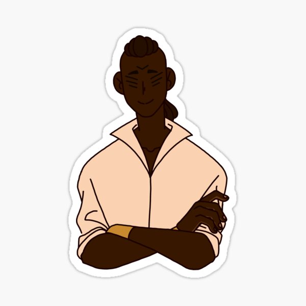 "Baz Sticker/ Pin" Sticker for Sale by Fishnamedbilly | Redbubble