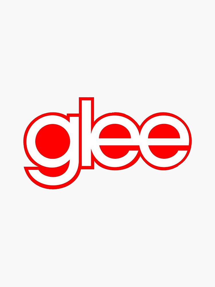 "Glee logo" Sticker by hxllyannexo | Redbubble