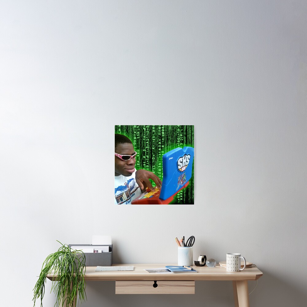 "Ryan Beckford - Black Hackerman Matrix" Poster by Korben00 | Redbubble