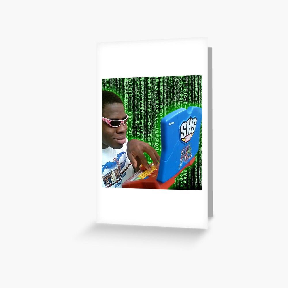 "Ryan Beckford - Black Hackerman Matrix" Greeting Card by Korben00 ...