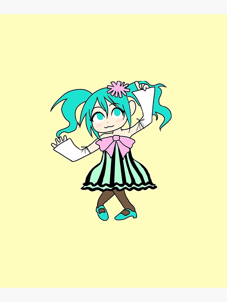 Colorful X Melody Hatsune Miku Mounted Print For Sale By Djvampire Redbubble