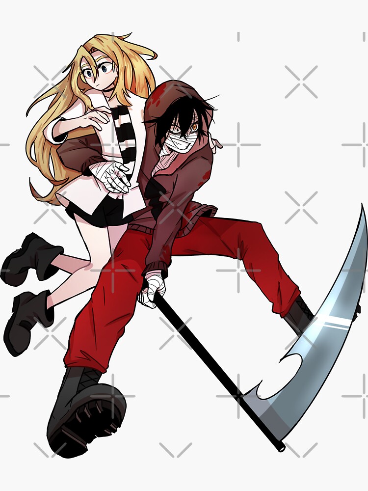 "Zack and Ray jumping sticker" Sticker by 2isted-chocol8 | Redbubble