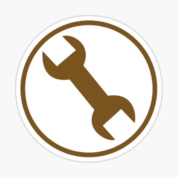 "Engineer Emblem" Sticker for Sale by Cursedfate | Redbubble