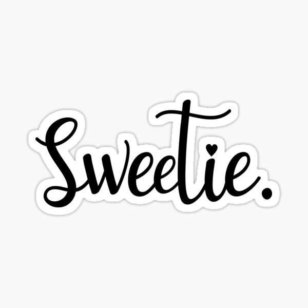 "Sweetie" Sticker for Sale by FranFornix | Redbubble