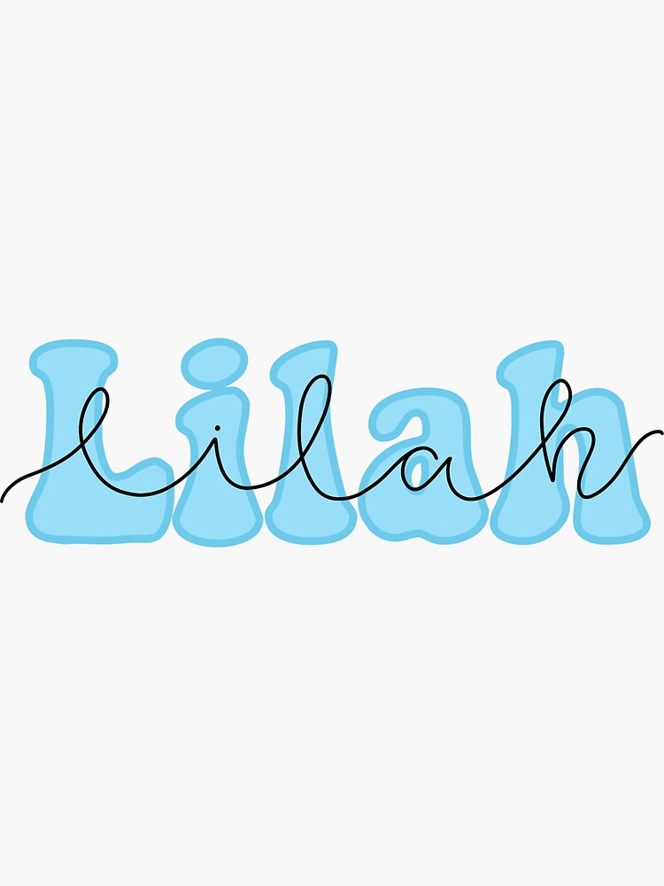 "Lilah Custom" Sticker by AmandazDesigns | Redbubble