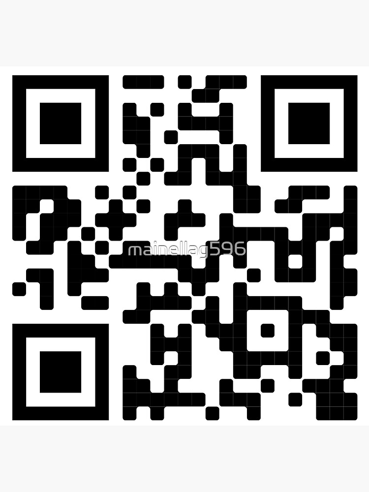 "FDT QR Code" Sticker for Sale by mainellag596 | Redbubble