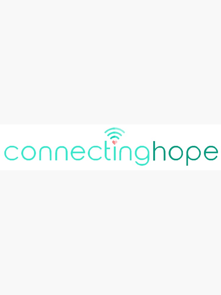 "Connecting Hope Logo" Poster for Sale by Connecting-Hope | Redbubble