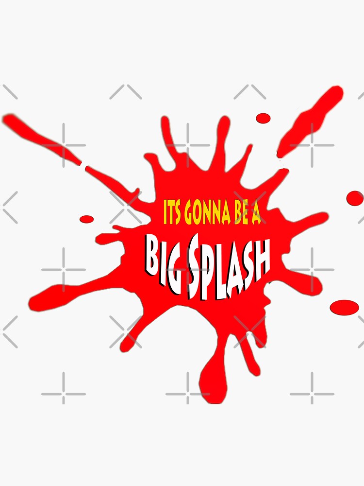 "Splash Fashion" Sticker for Sale by stafmitch | Redbubble