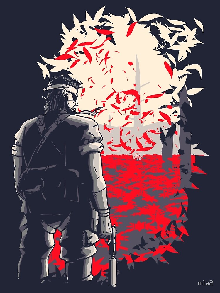 "Big Boss (for dark backgrounds)" Poster by m1a2 | Redbubble