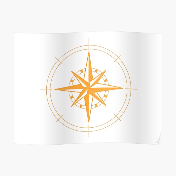 "ATEEZ Compass (orange)" Poster for Sale by roostreasures | Redbubble