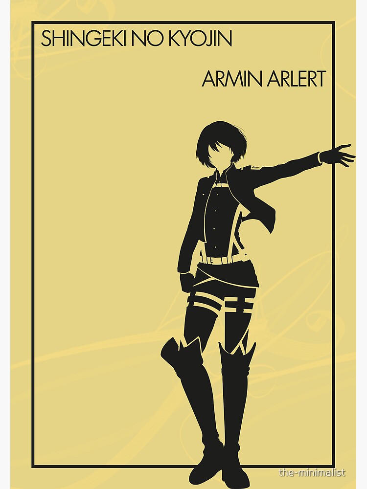 "Armin" Poster by the-minimalist | Redbubble